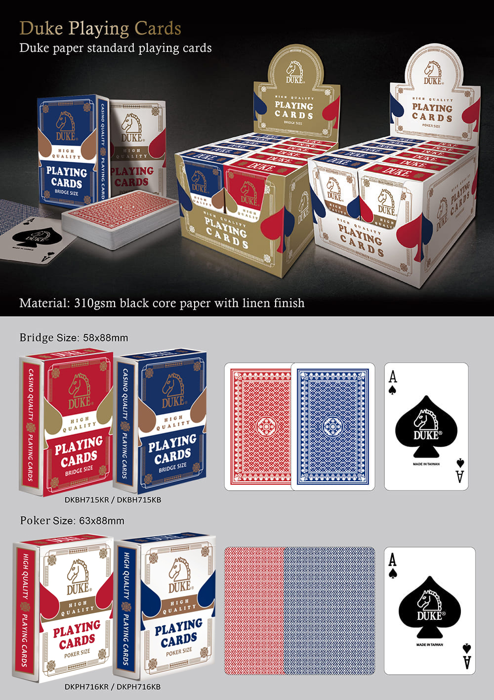 Playing Cards Manufacturer in Taiwan